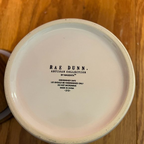 Rae Dunn | Kitchen | New Rae Dunn Tea Canister Wood Top Seal Container ...